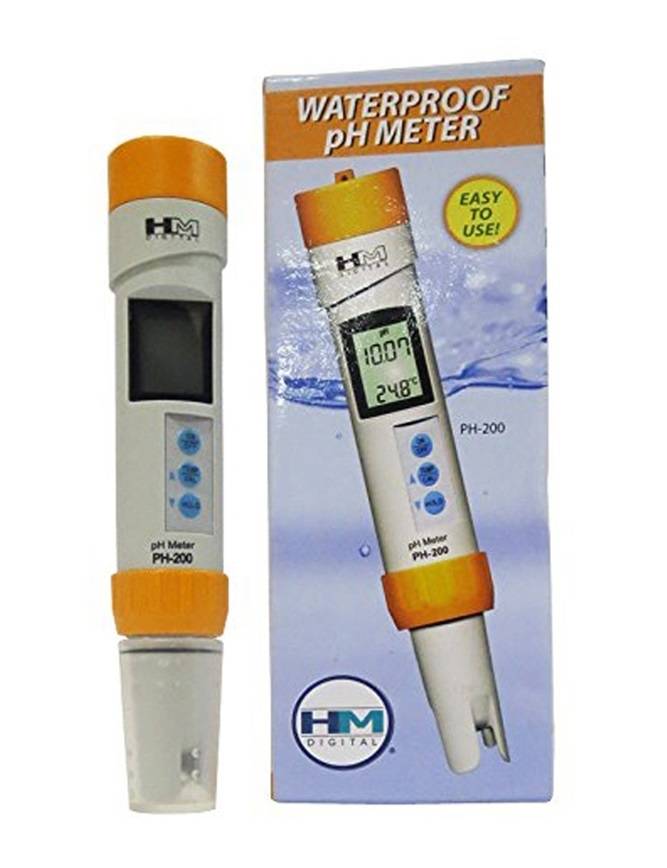 Digitální měřič pH/teploty vody HM Digital pH-200 Sana-Store.cz